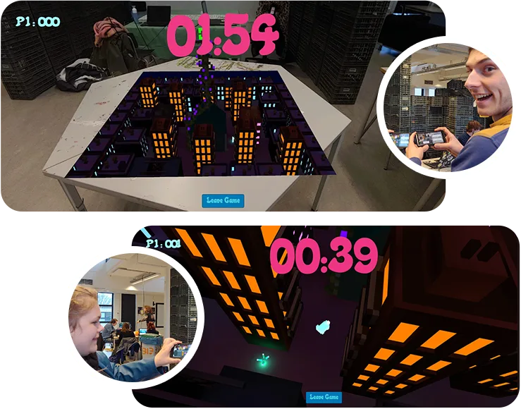 AR Based Multiplayer Games - The NineHertz: