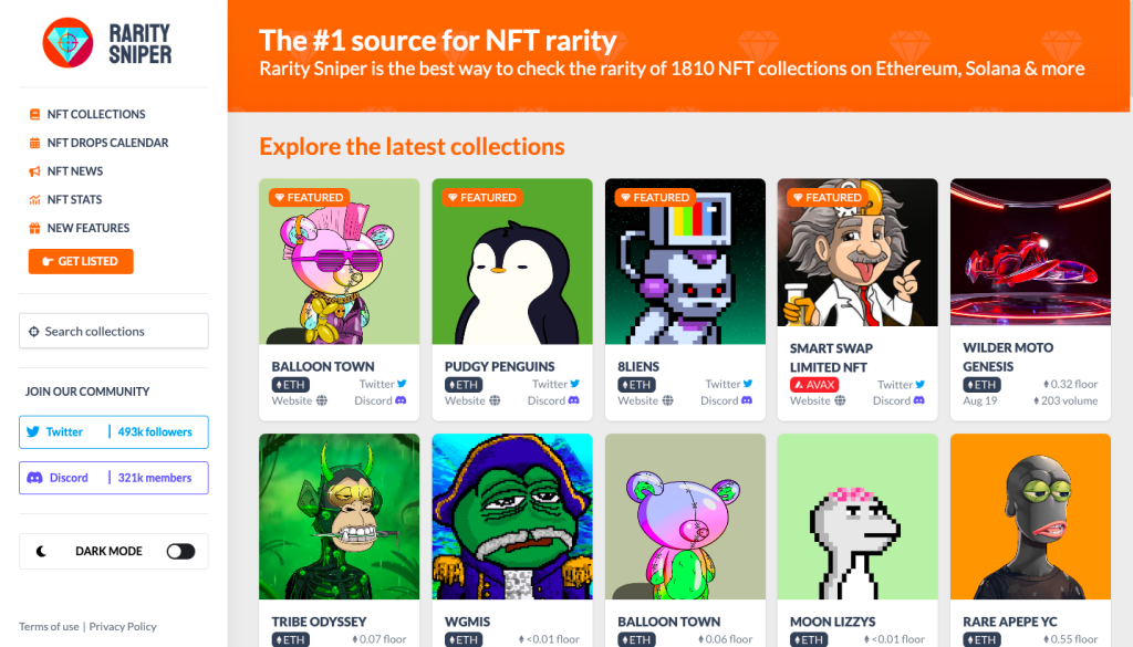 10+ Top NFT Rarity Tools - How to Calculate it?