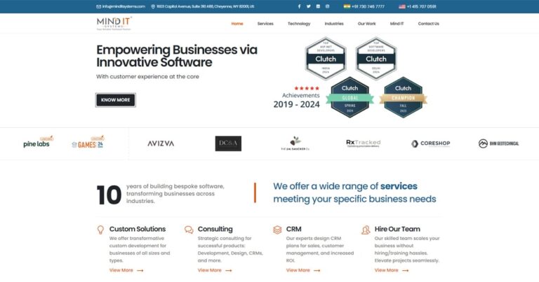 30 Top Software Development Companies in India (2025 Reviews)